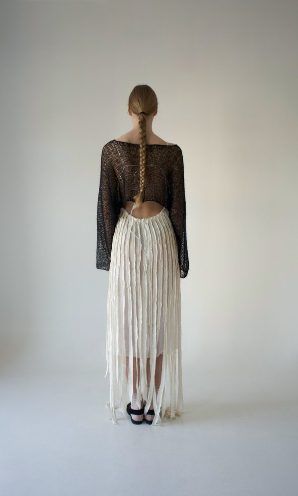 Sydney Pimbley Mohair Layer Mahistratska Top - Black | Garmentory