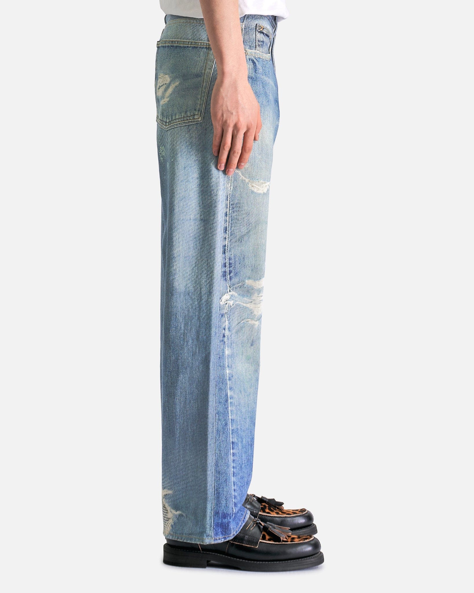 Our Legacy Third Cut Denim - Digital Denim Print | Garmentory
