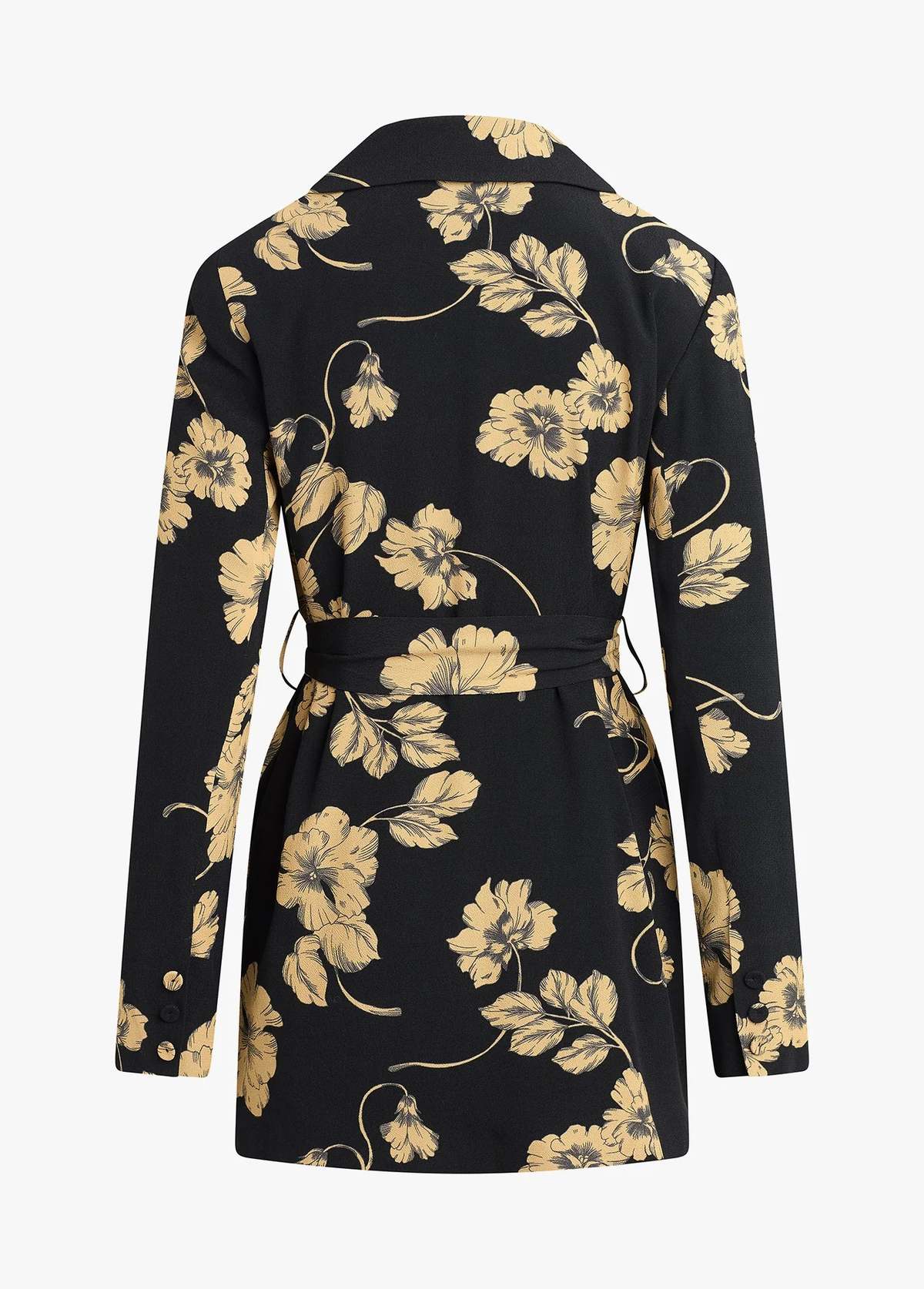 Favorite Daughter The Adrienne Blazer - Noir Fleur | Garmentory