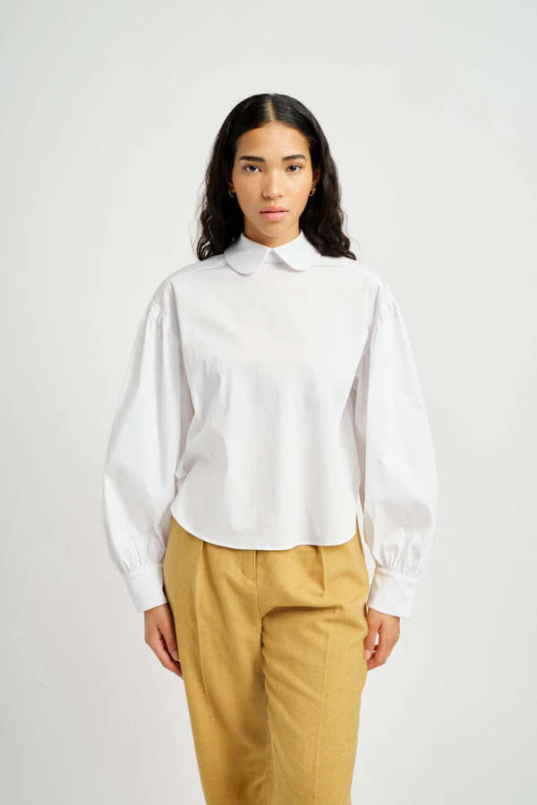 Eliza Faulkner Leni Shirt - White | Garmentory