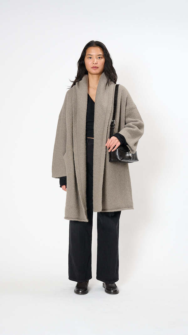 Lauren Manoogian Capote Coat - Concrete | Garmentory