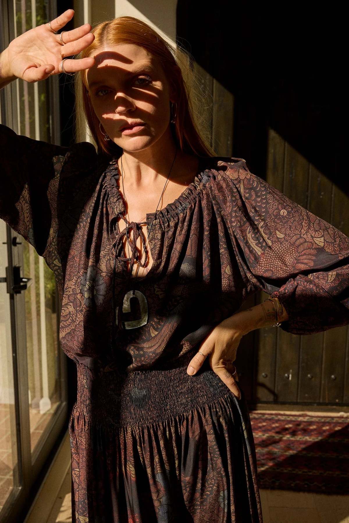 Natalie Martin Ashley Top - Peacock Kalamata | Garmentory