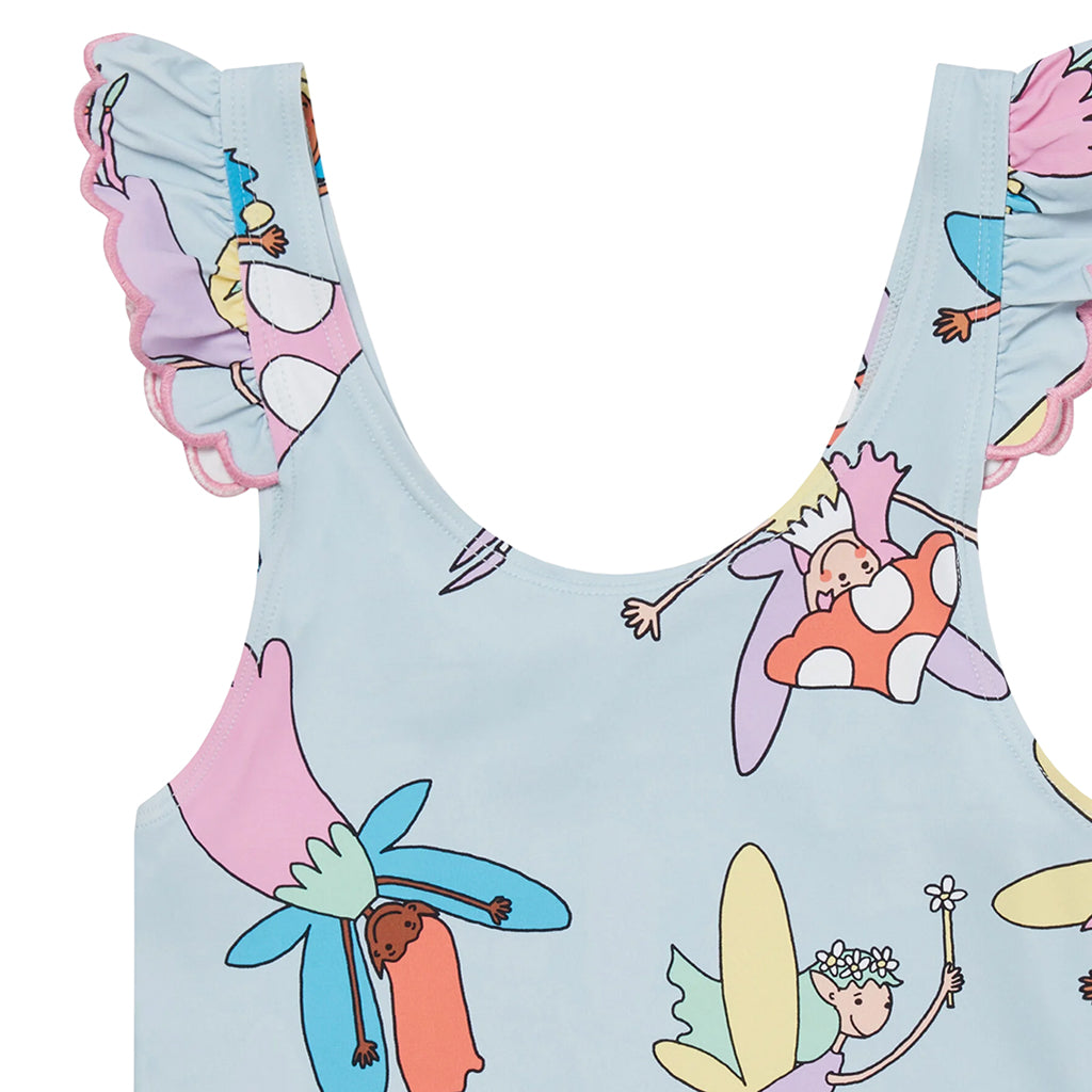 Kids Stella McCartney Child Swimsuit - Fairies Print Blue | Garmentory
