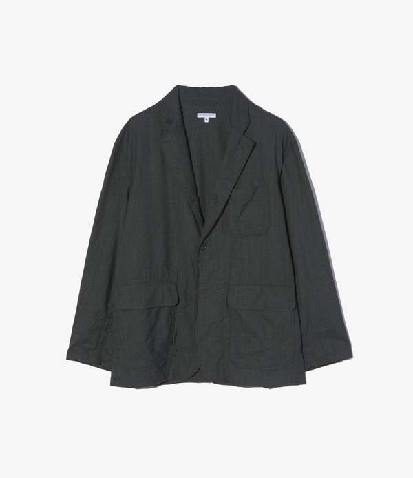 Engineered Garments Tropical Wool Loiter Jacket - Charcoal | Garmentory