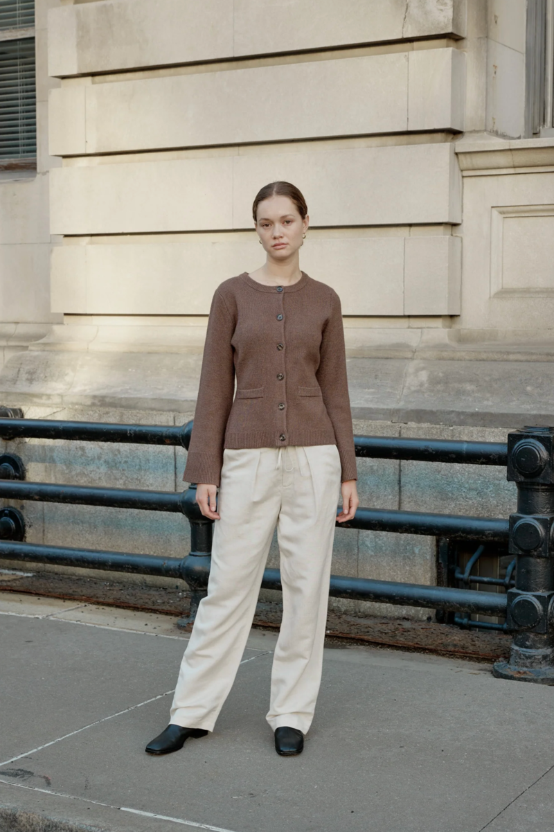 Mod Ref The Tyler Cardigan - Chestnut Brown | Garmentory