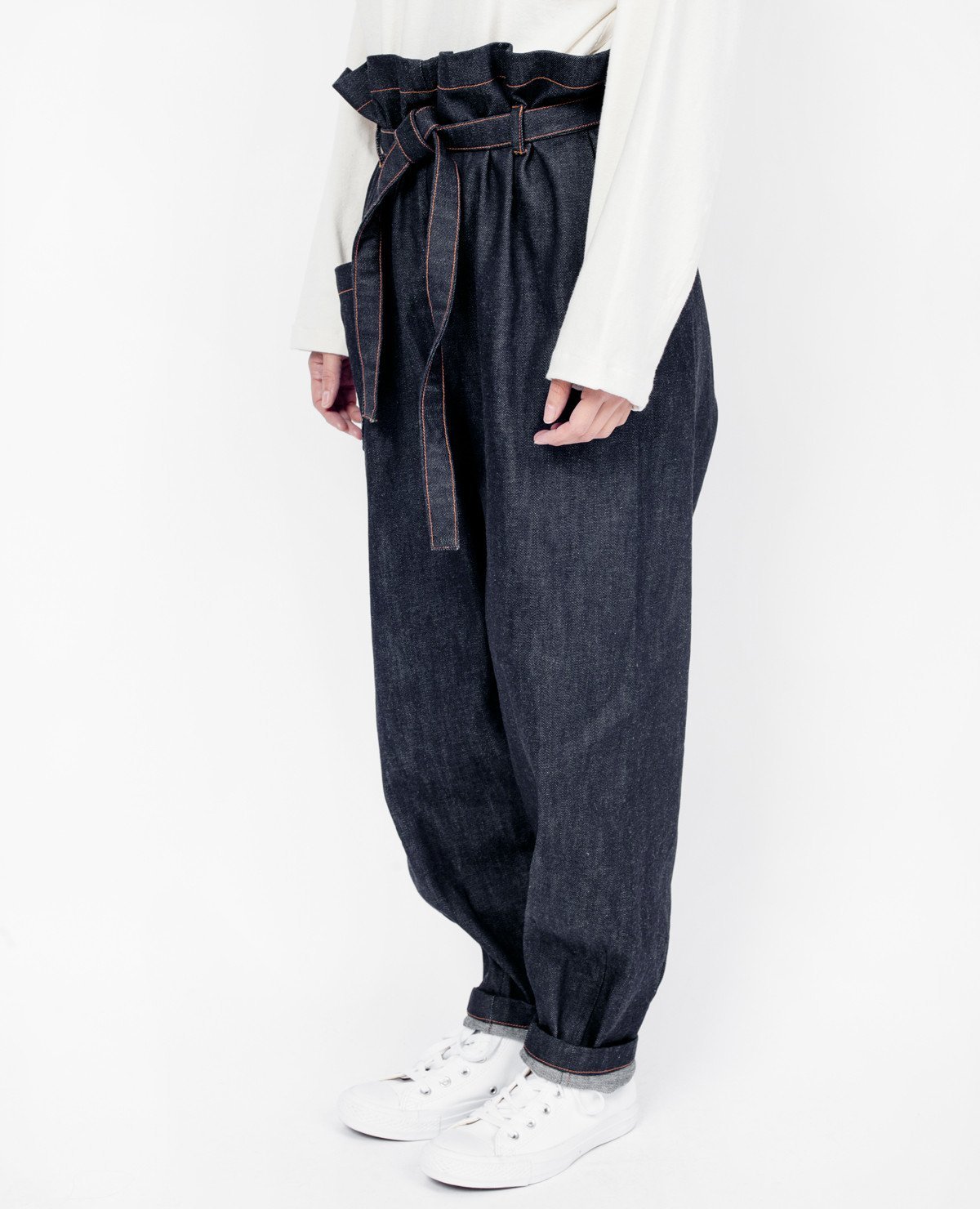 AKARI TACHIBANA Pokka Pants / Japanese Denim | Garmentory