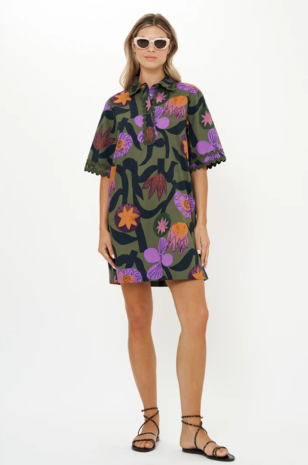 Oliphant Sleeveless Smocked Maxi - Audobon Red | Garmentory