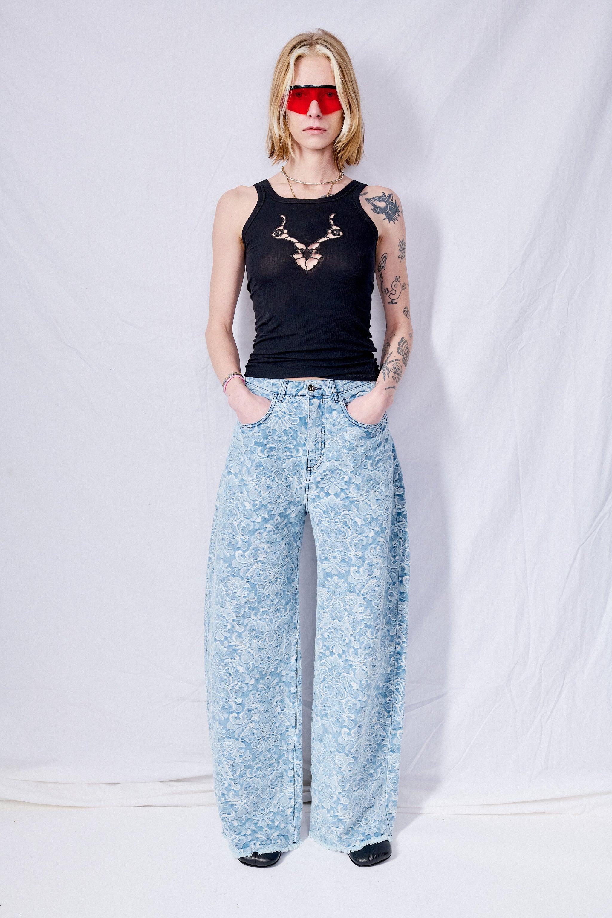 Baserange Cable Tank - Black | Garmentory