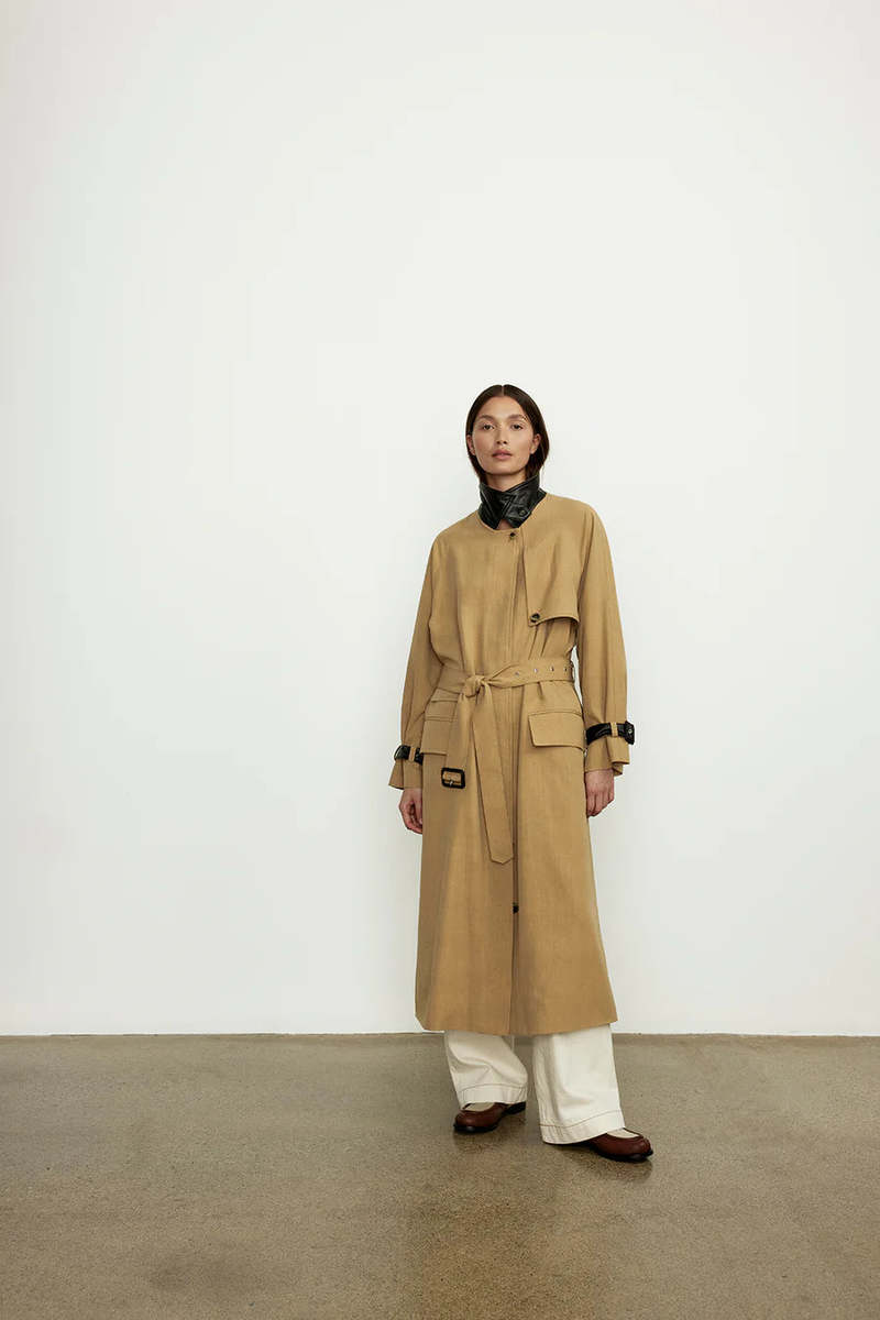 Smythe Utility Trench - Stone | Garmentory