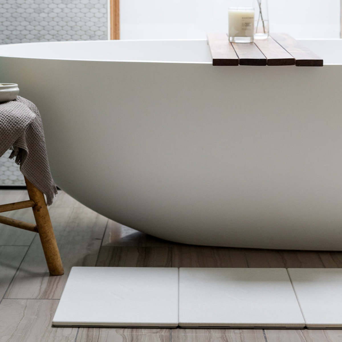 doraihome Large Bath Stone Mat | Garmentory