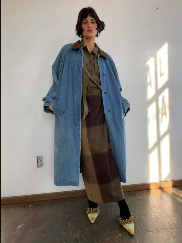 Ralph Lauren Denim Duster - Light to Medium Wash | Garmentory