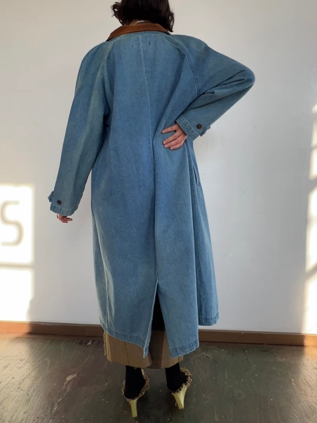 Ralph Lauren Denim Duster - Light to Medium Wash | Garmentory