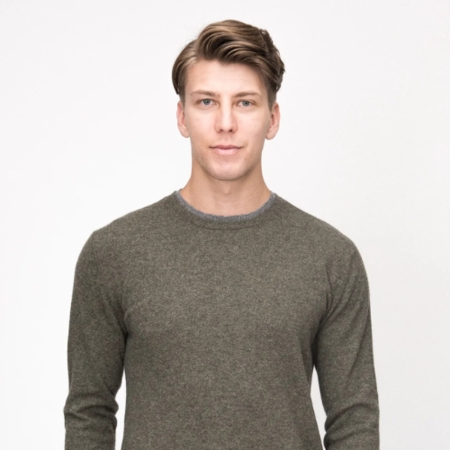 Kokun Cropped Popocorn Pullover - Grey | Garmentory