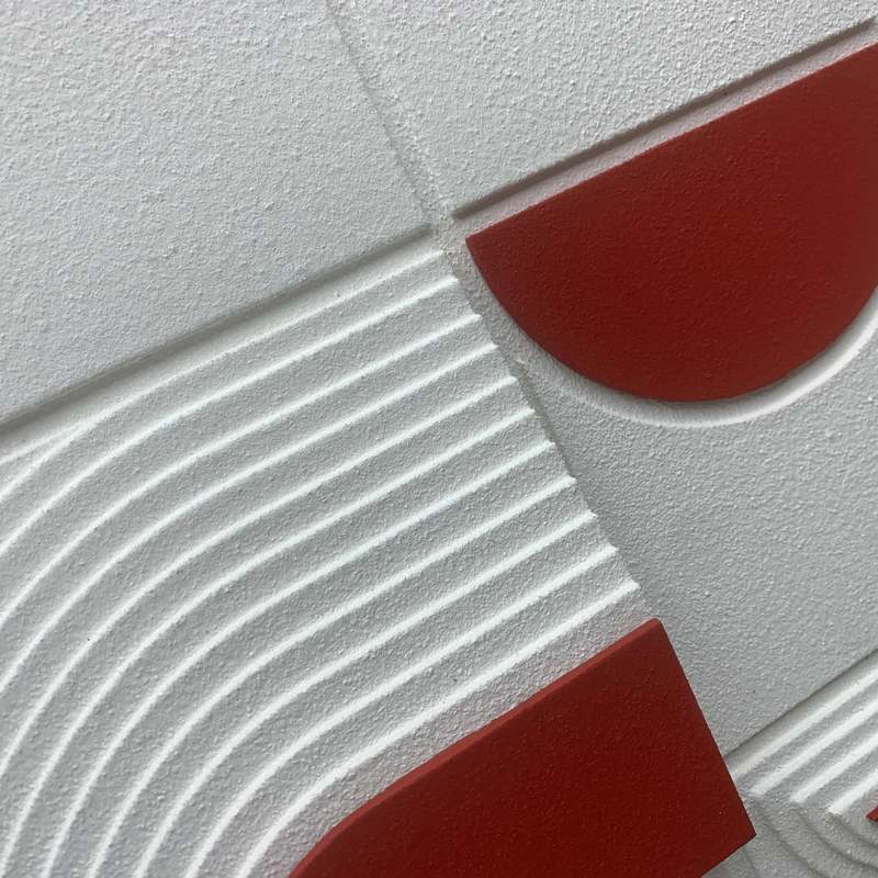 Interior Moderna Monochrome Melange: Abstract Two-Tone Shapes | Garmentory