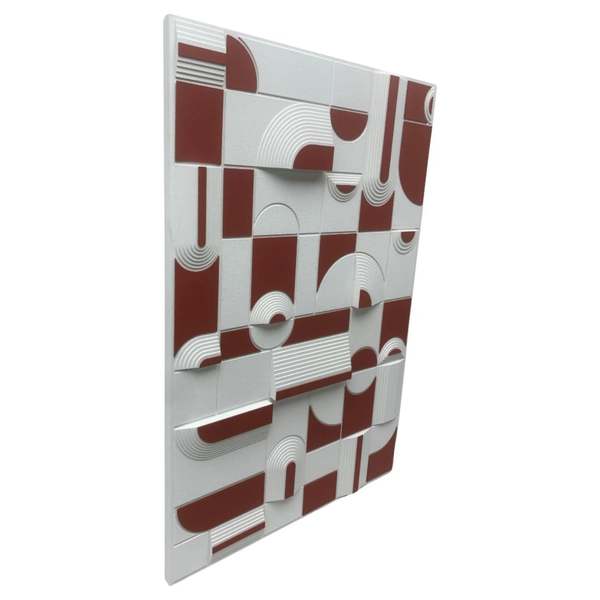 Interior Moderna Monochrome Melange: Abstract Two-Tone Shapes | Garmentory