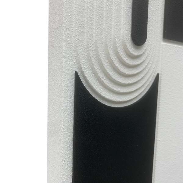Interior Moderna Monochrome Melange: Abstract Two-Tone Shapes | Garmentory