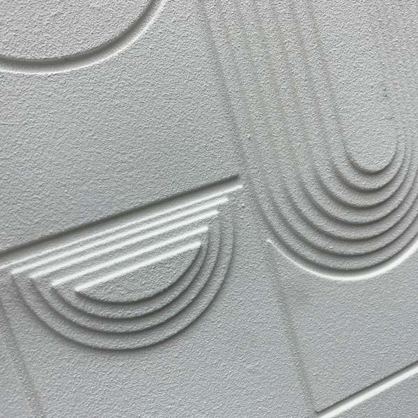 Interior Moderna Monochrome Melange: Abstract Two-Tone Shapes | Garmentory