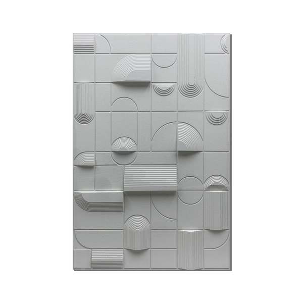 Interior Moderna Monochrome Melange: Abstract Two-Tone Shapes | Garmentory