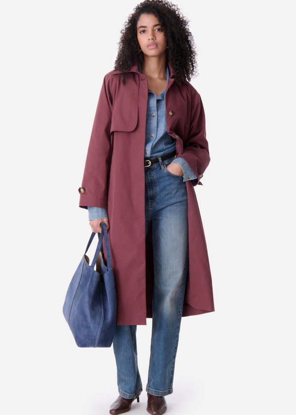 Vanessa Bruno Dexter Trench Coat - Fig | Garmentory