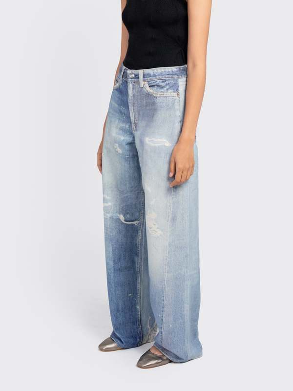 Our Legacy Full Cut Jeans - Digital Denim Print | Garmentory