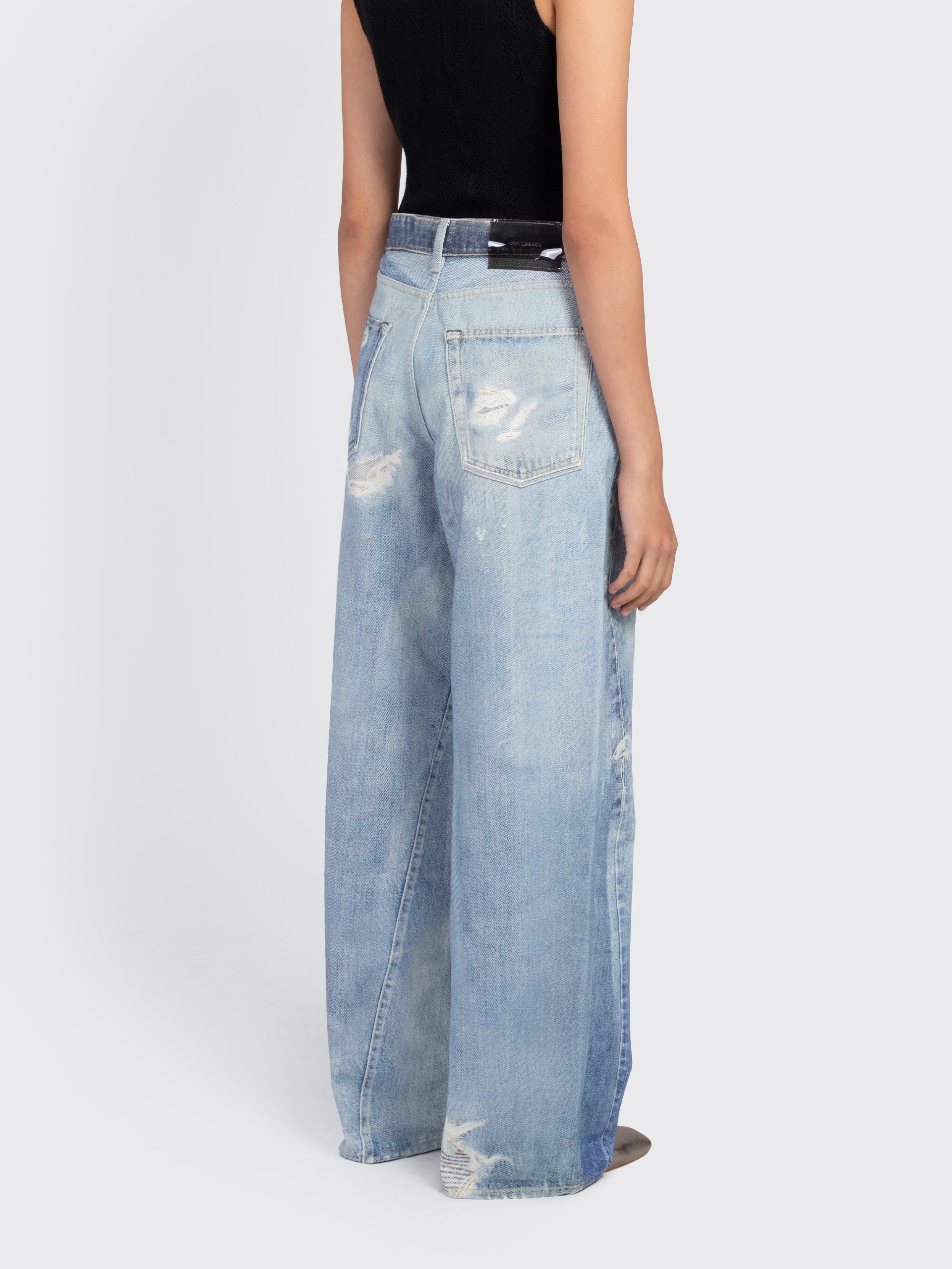 Our Legacy Full Cut Jeans - Digital Denim Print | Garmentory