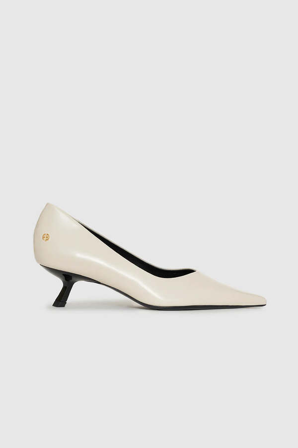Anine Bing Hilda Pumps - Bone | Garmentory