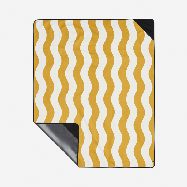 Slowtide Stripe Quick-Dry Picnic Blanket - Brush | Garmentory