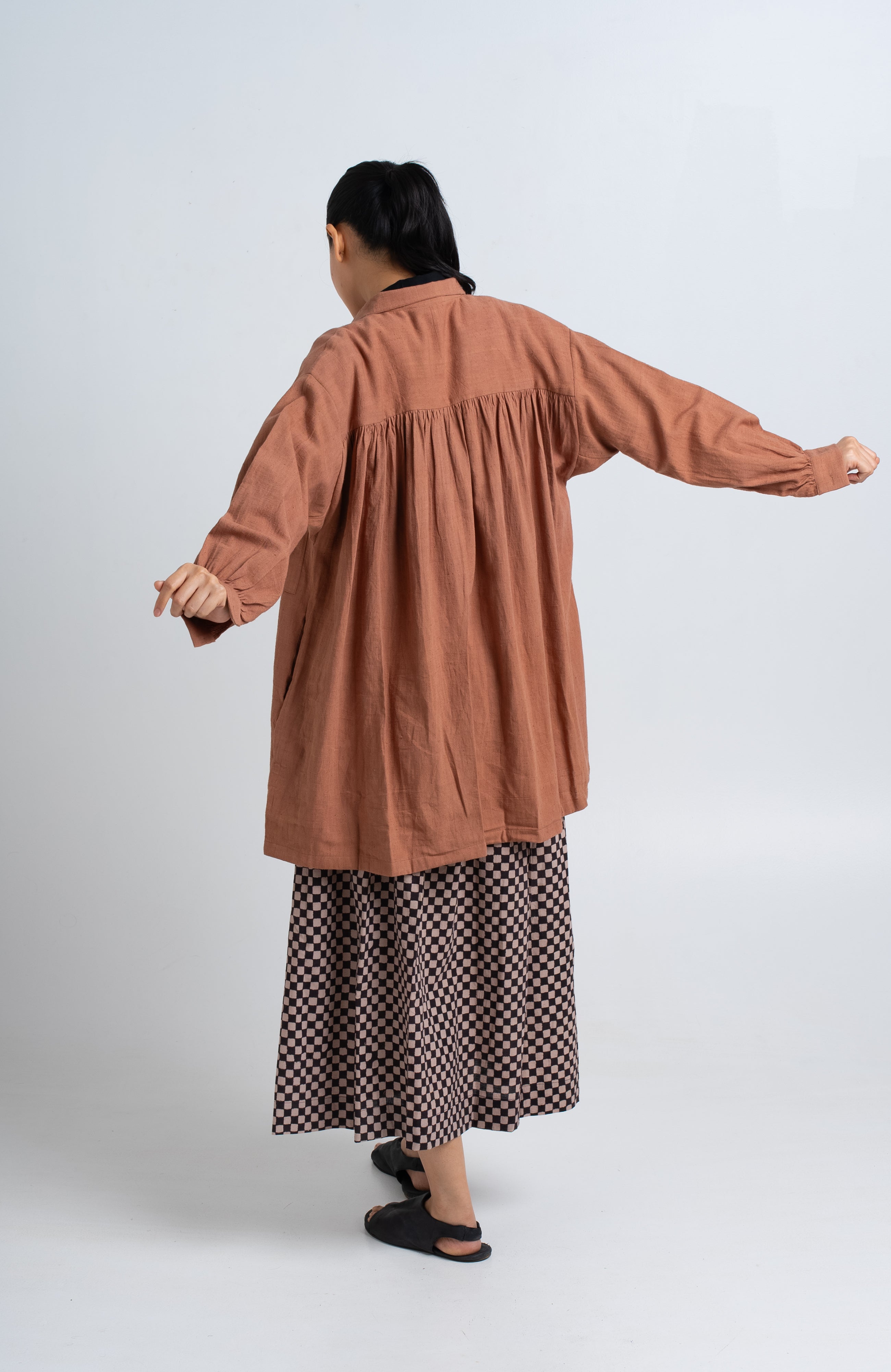 World of Crow Artist Smock - Brown | Garmentory