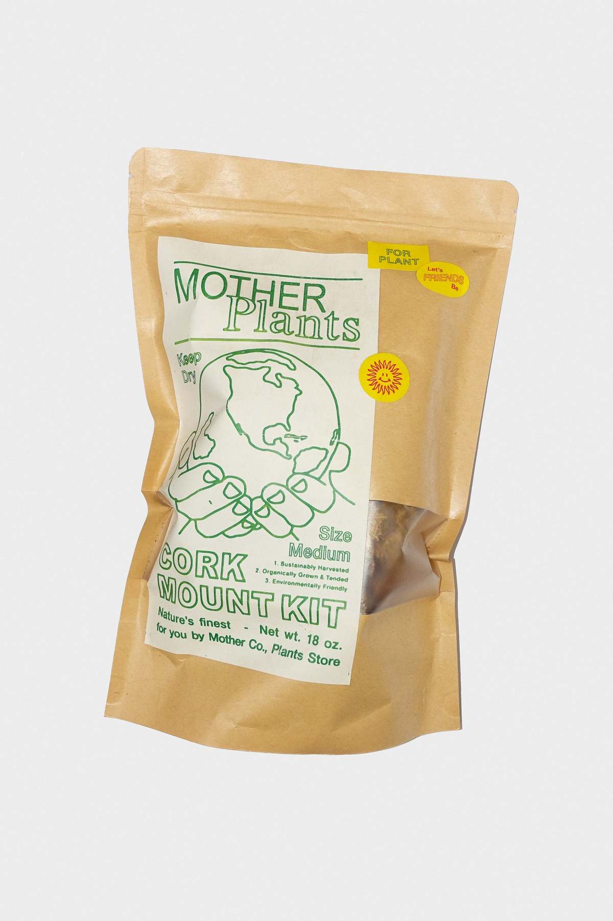 Mother Plants Cork Mount Kit - Medium | Garmentory