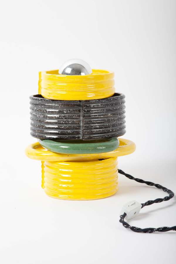 Trevor Goosen Hand Built Ceramic Lamp | Garmentory