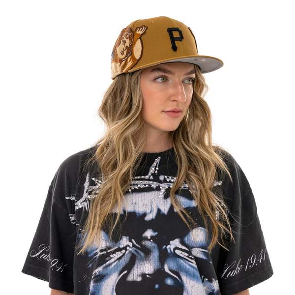 Jon Stan Pirates Angel Fitted Hat - Caramel | Garmentory