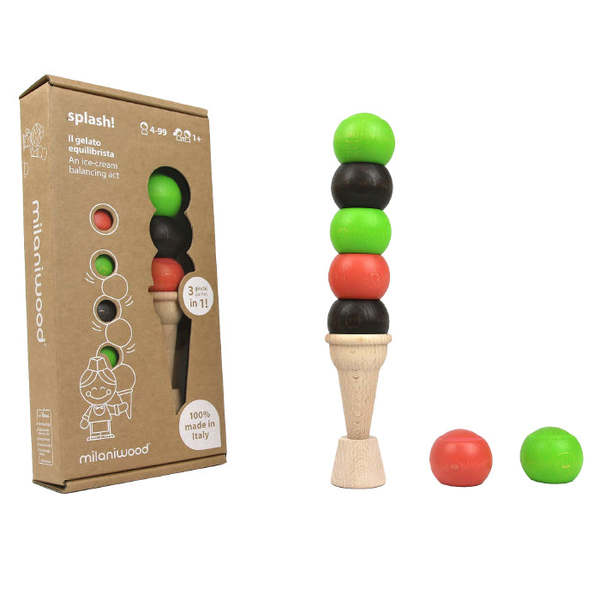 Milaniwood Splash! Ice Cream Balancing Game - Multicolour | Garmentory