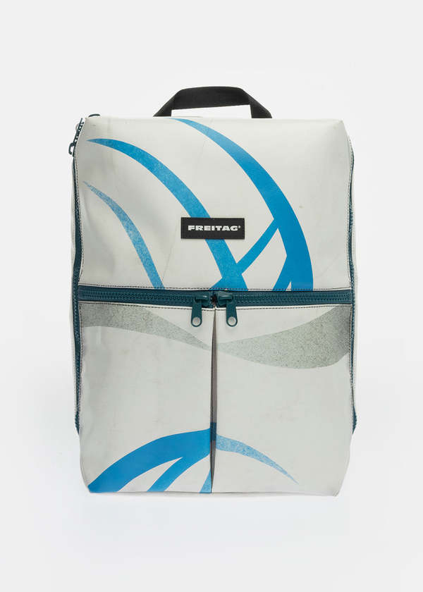 FREITAG F49 FRINGE Backpack - White & Blue | Garmentory