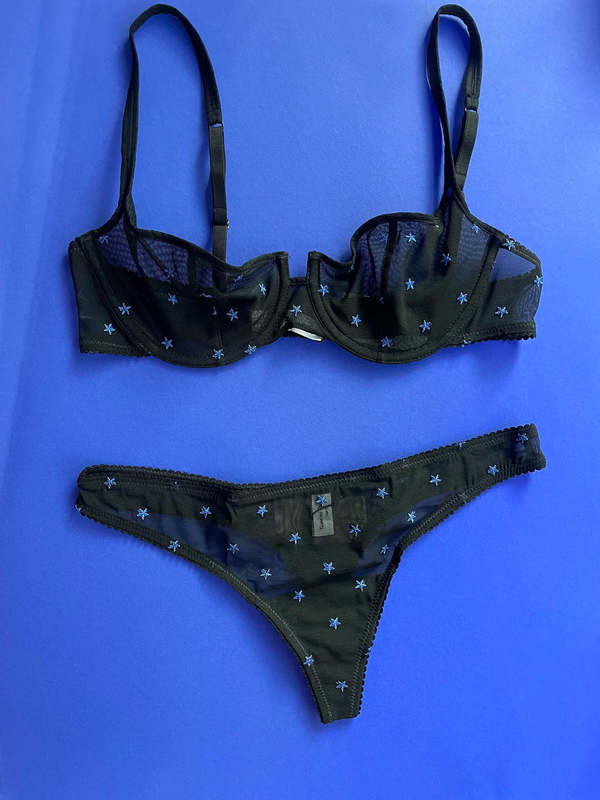 Yasmine Eslami Rebecca Demi Bra - Starry Night | Garmentory