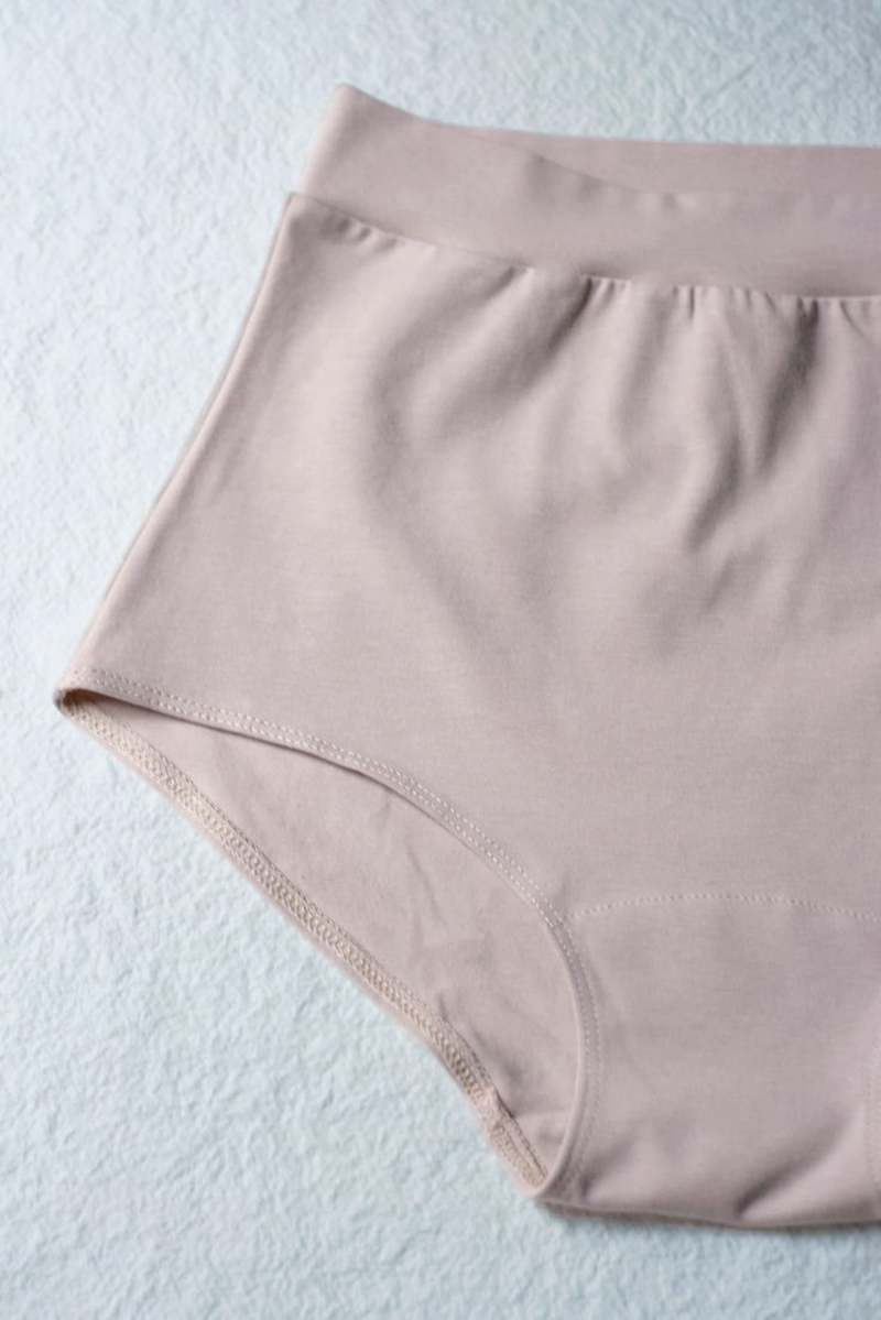 Atelier b. Cotton High Waisted Underwear - Cobalt/Sand | Garmentory