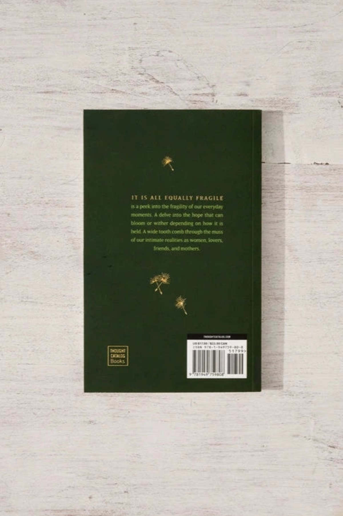 "It Is All Equally Fragile" by Alison Malee Poetry Book | Garmentory