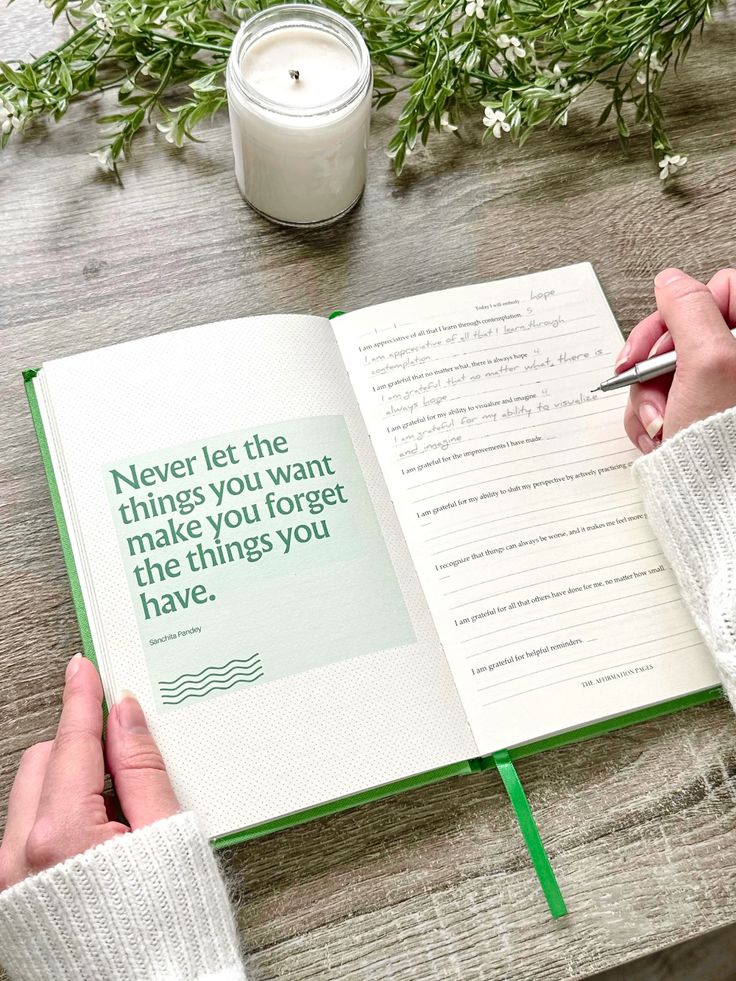 Summer Mind The Affirmation Pages: Gratitude Journal | Garmentory