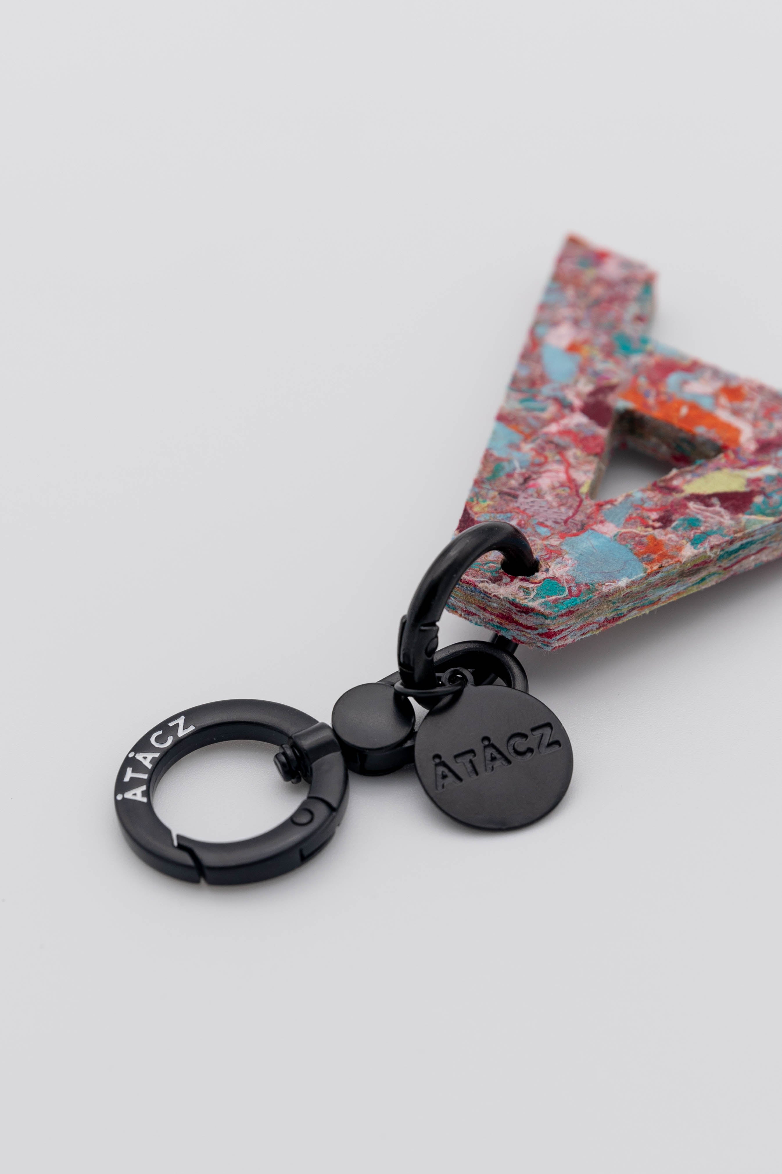 Atacz x Paneco Eco-Friendly Recycled Clothing Key Chain - Pink | Garmentory