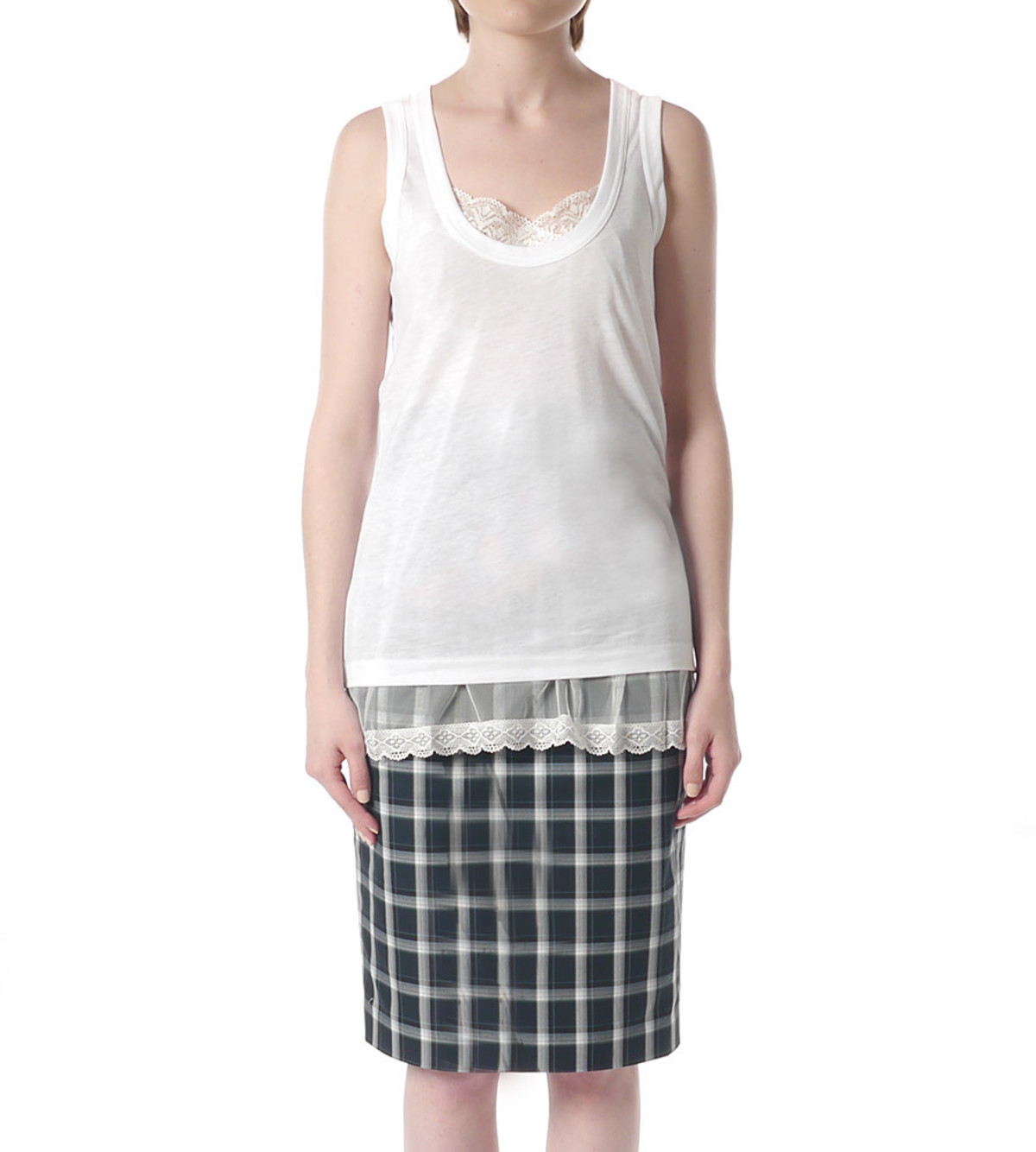 Sacai Luck Lace Under Layer Tank Top | Garmentory