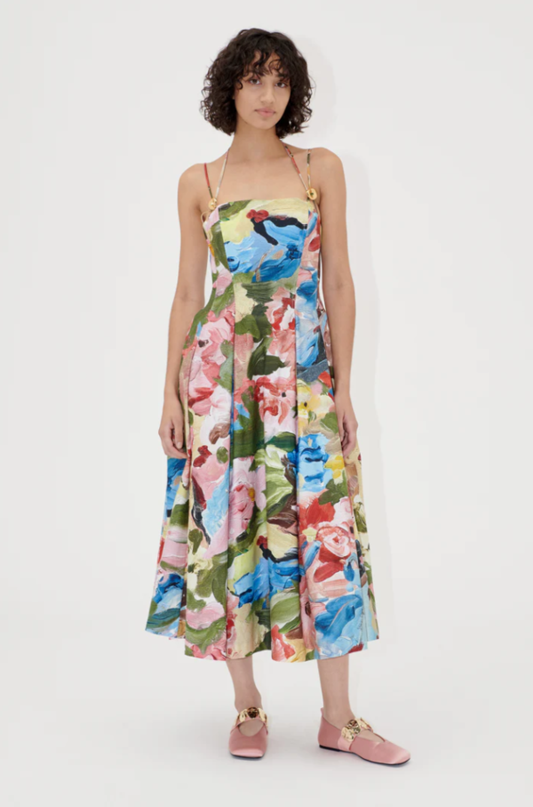 Stine Goya Double Strap High Volume Dress - Loves Me, Loves Me Not ...