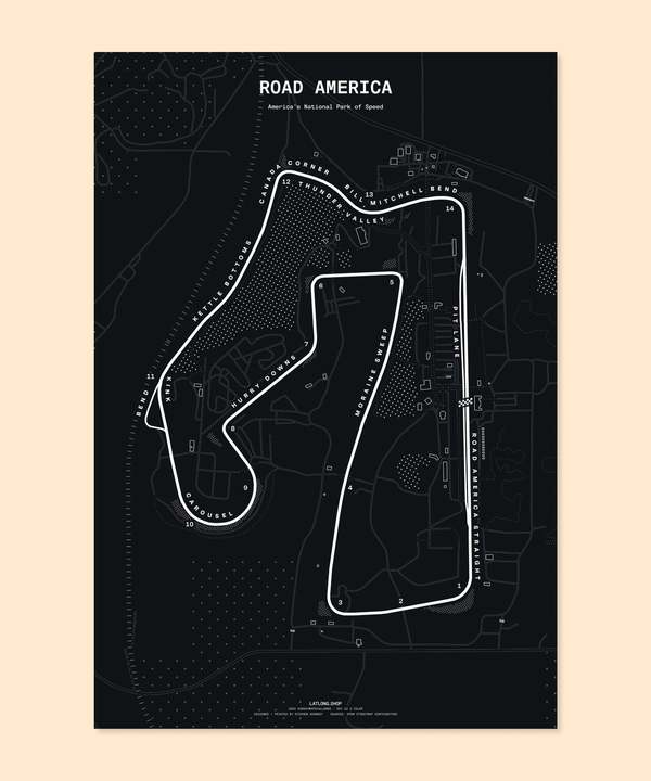 LATLONG.SHOP Road America Map | Garmentory