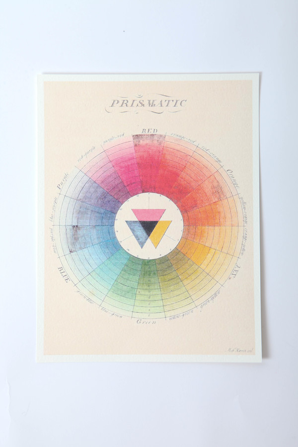 Parcel Prismatic Color Wheel Art Print | Garmentory