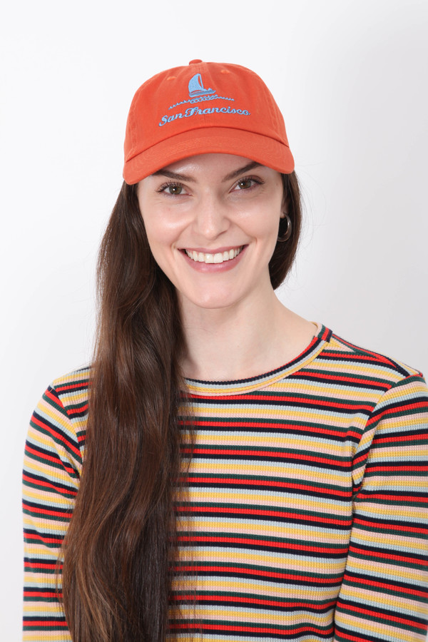 Gravel & Gold Sail Boat Cap - Rust | Garmentory
