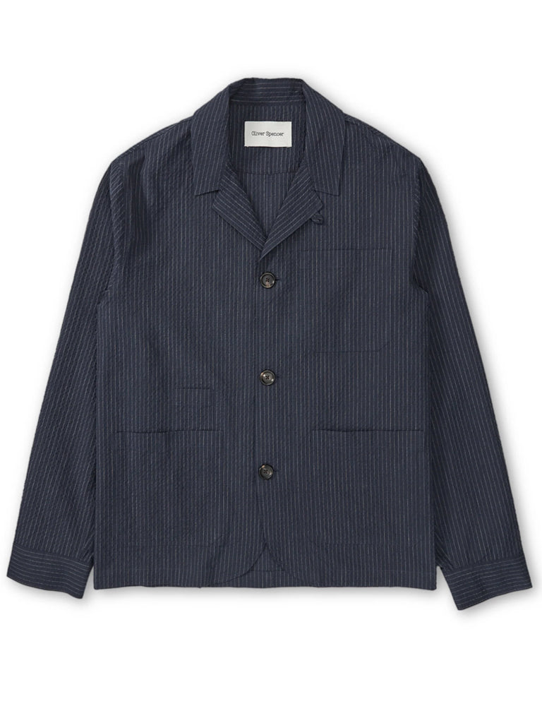 Oliver Spencer Bradwell Jacket - Granville Navy | Garmentory