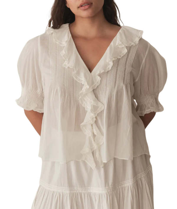 DÔEN Henri Top - Salt | Garmentory