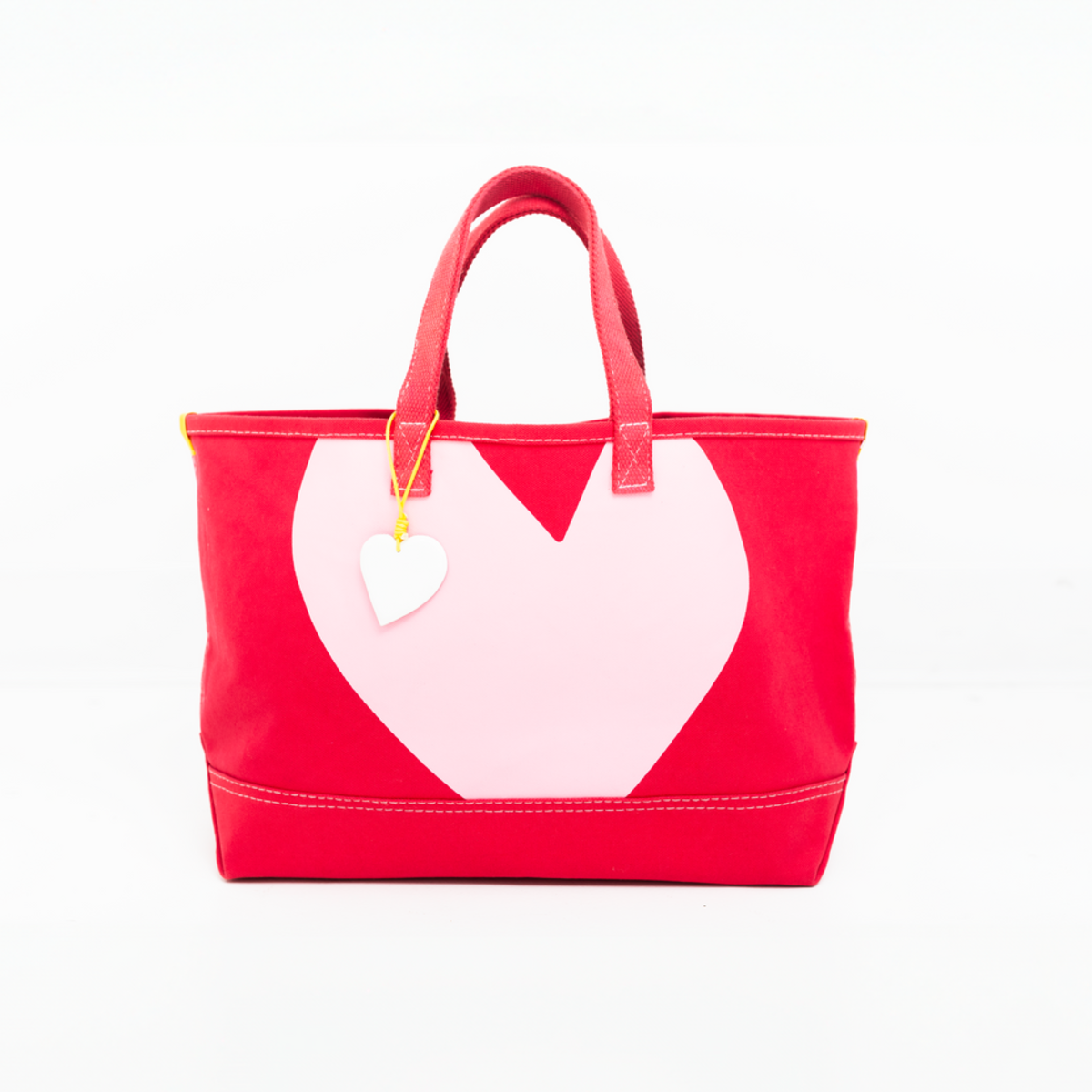 Kerri Rosenthal Imperfect Heart Tote - Red Cherri | Garmentory
