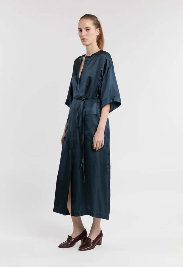 INDRESS Violette Dress - Slate Blue | Garmentory