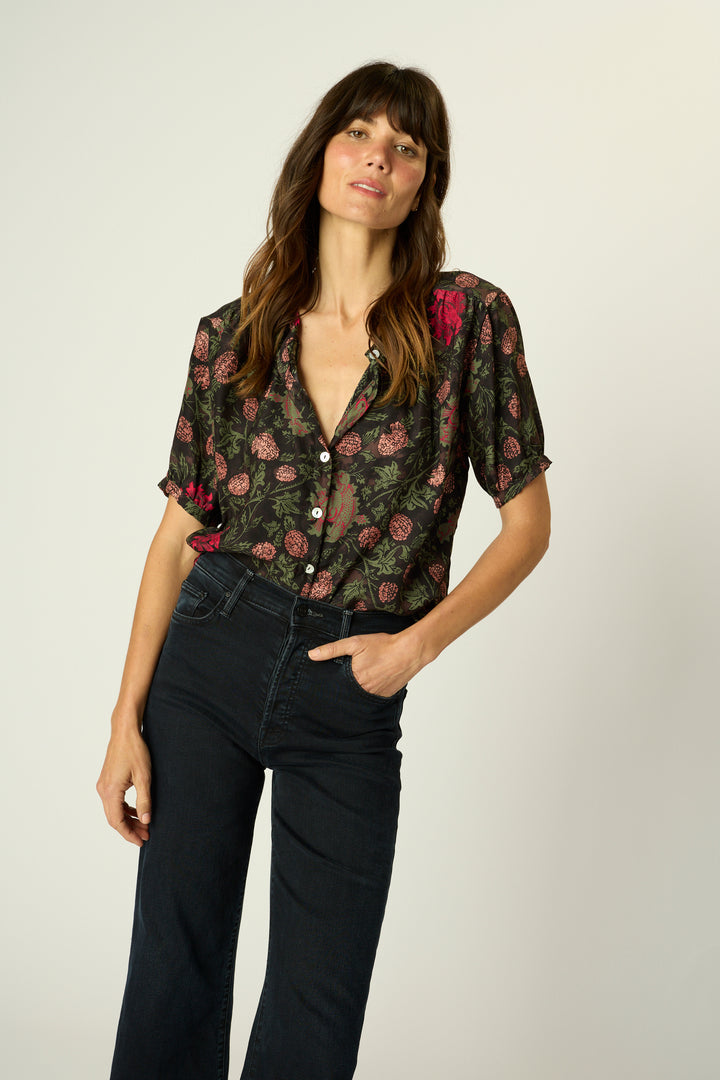 Natalie Martin Violet Top - Lehua Black | Garmentory