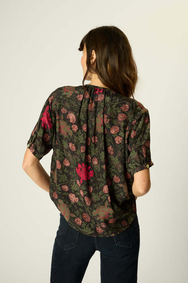 Natalie Martin Violet Top - Lehua Black | Garmentory