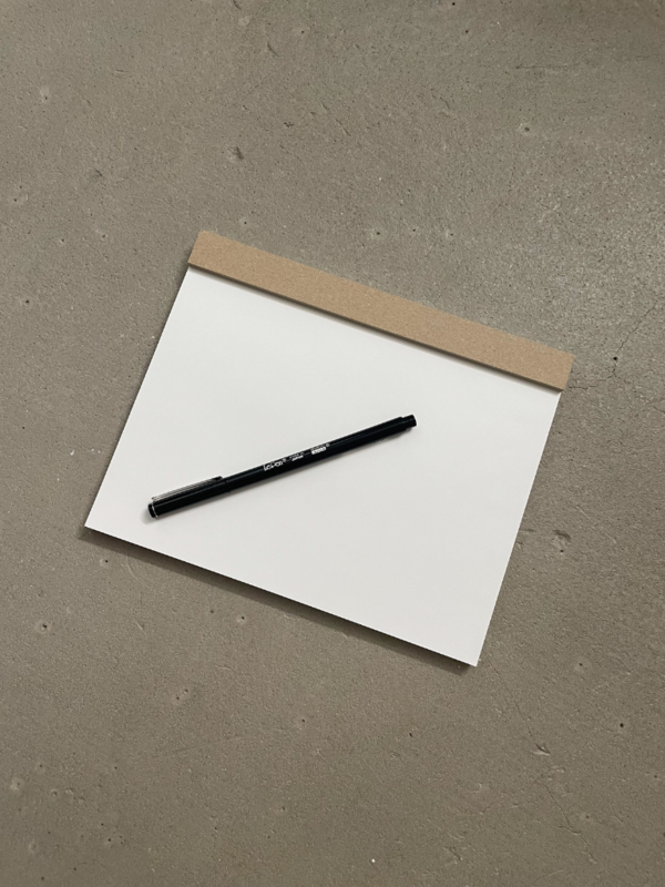 ITO Bindery A5 Drawing Pad - White | Garmentory